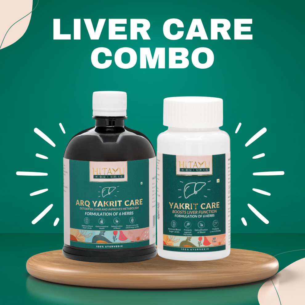 Yakrit Care Combo: Liver Detox Formula | Supports Liver Health, Balanc ...